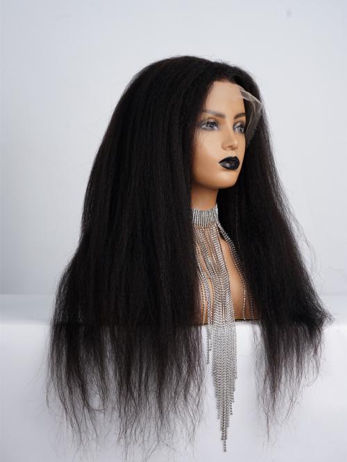 Burano Crystal Lace Wig New Kinky Straight Brazilian Virgin Human Hair