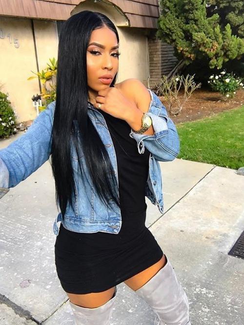 Nicole Scherzinger Human Hair Full Lace Wig Straight Sc033 Shop By 7532